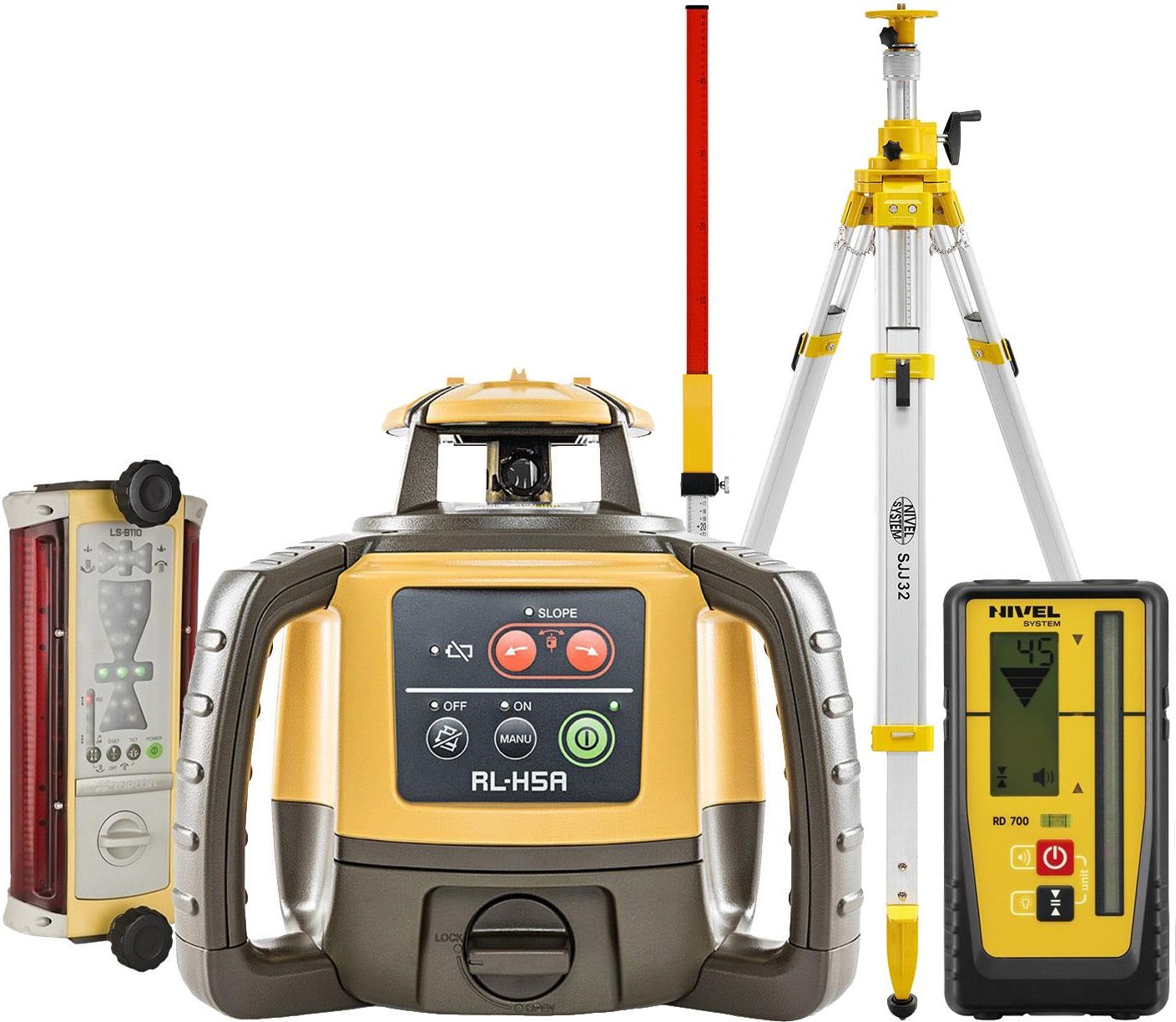 Niwelator Topcon Niwelator Laserowy Rl-H5A Digital (+ Statyw Korbowy ...