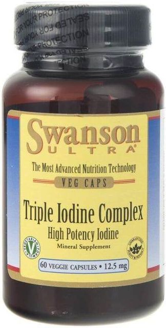 Swanson Triple Iodine Complex (potrójny kompleks jodu) 60 kaps - Opinie ...