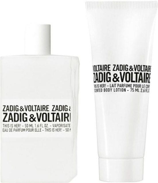 Zadig & Voltaire This is Her Zestaw Woda Perfumowana 50 ml + Balsam 75 ...