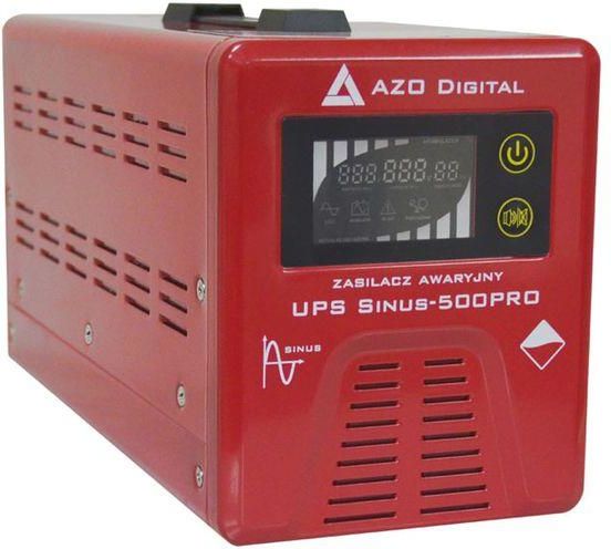 Zasilacz UPS AZO Digital UPS + AVR 12V Sinus-500PRO 500W 12V/230V ...