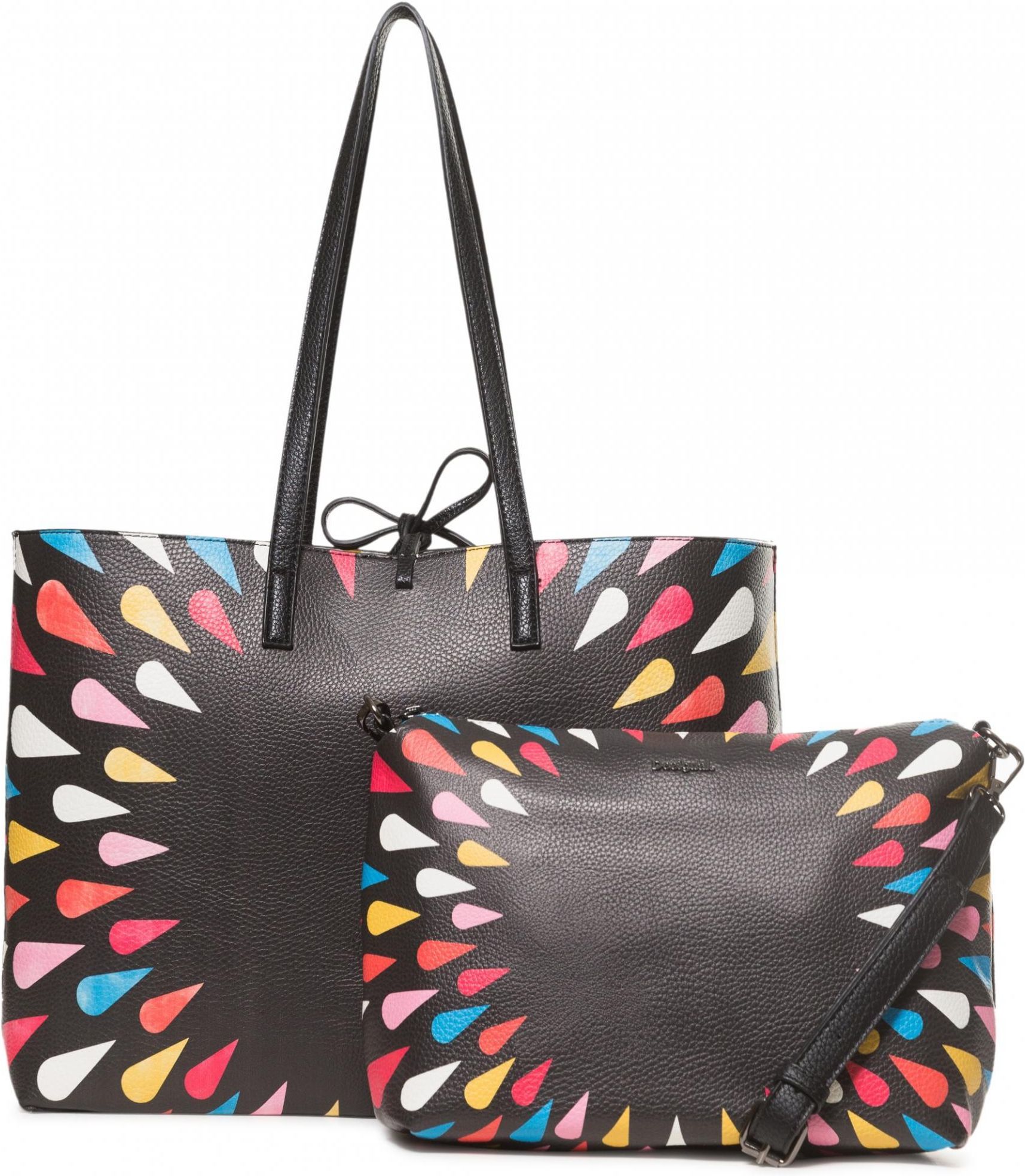 Desigual torebka damska wielokolorowy Tears Splatter Seattle - Ceny i ...