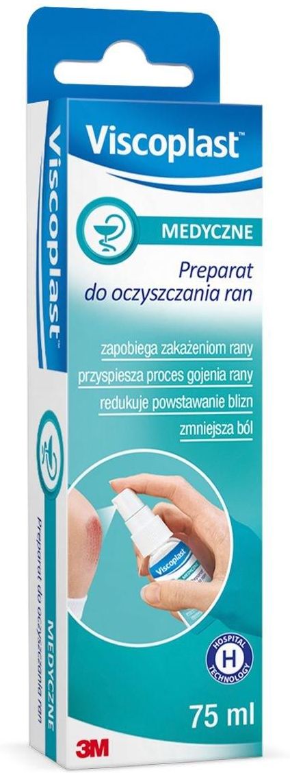 Viscoplast Preparat do oczyszczania ran 75ml - Opinie i ceny na Ceneo.pl