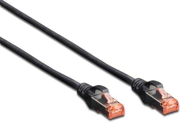 Digitus Patchcord CAT6, S-FTP, 1m, czarny, 10 sztuk (DK-1644-010-BL-10) - Opinie i ceny na Ceneo.pl