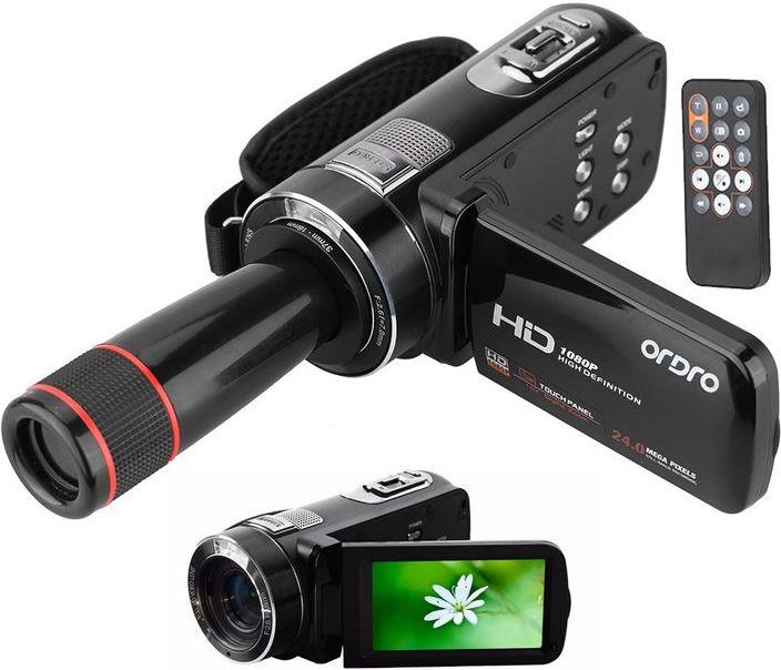 Kamera cyfrowa Ordro HDV-Z8 Plus T251 czarny - Opinie i ceny na Ceneo.pl