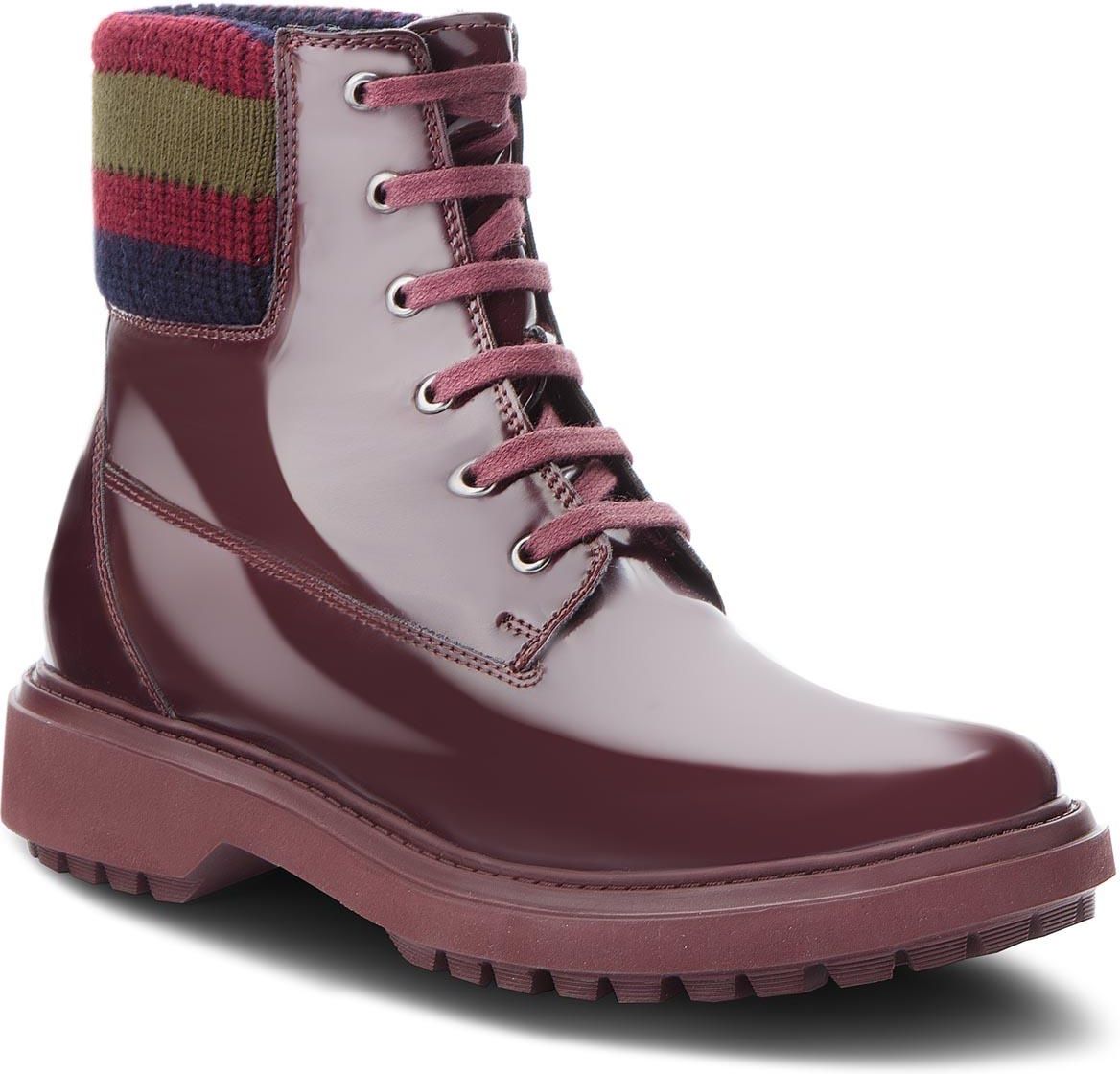 Trapery GEOX - A Asheely B D847AB 000BC C7357 Dk Burgundy - Ceny i ...
