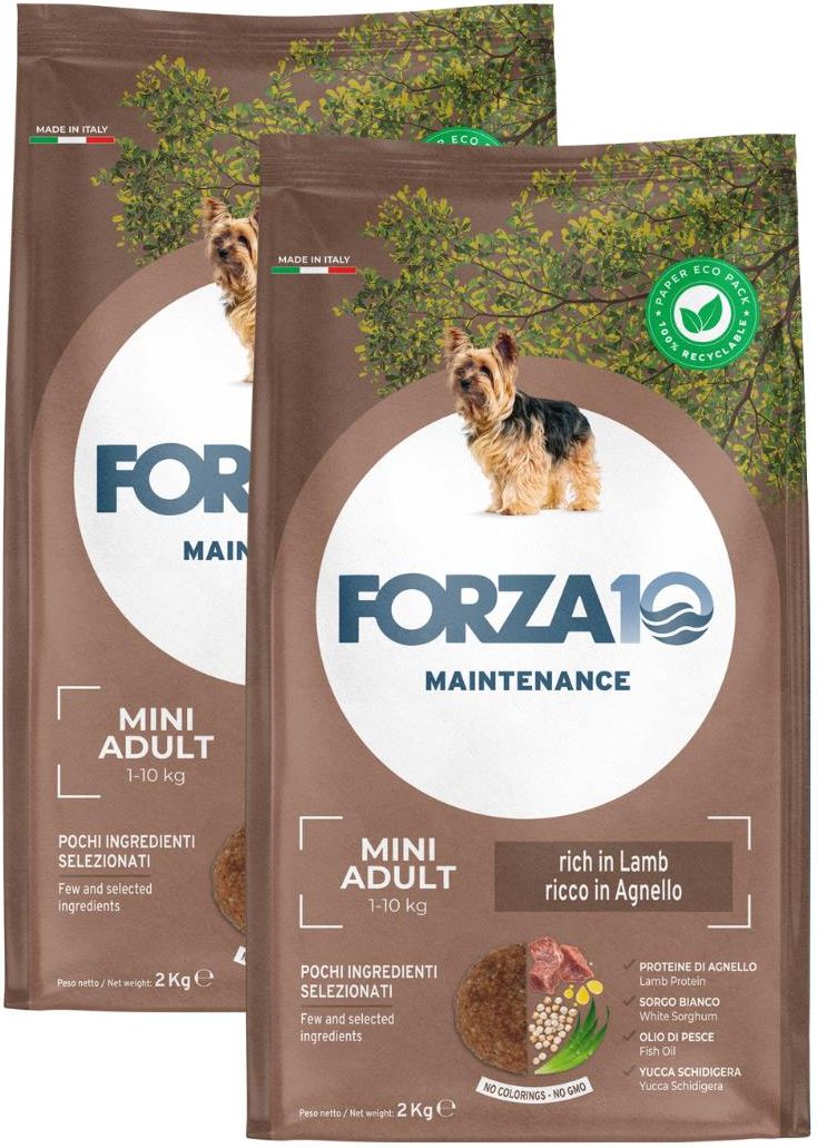 Karma Forza10 Mini Maintenance Jagnięcina Z Ryżem 2X2Kg - Ceny i opinie - Ceneo.pl