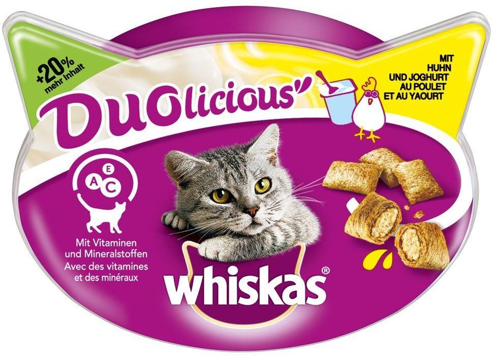 Karma Whiskas Duolicious Kurczak I Jogurt 6x66g - Ceny i opinie - Ceneo.pl