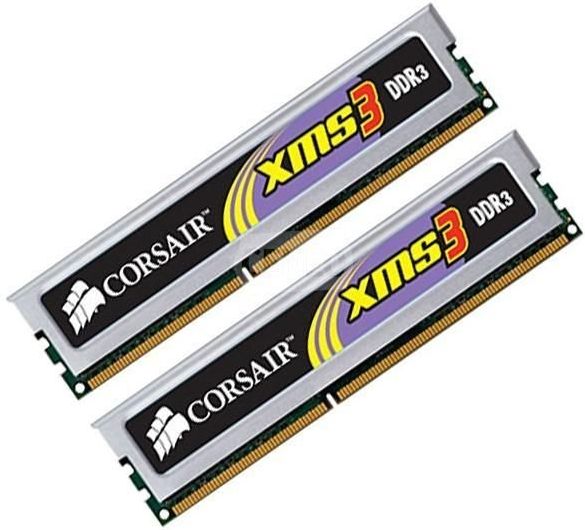 Pamięć RAM Corsair DDR3 2048MB (2x1GB) 1333MHz CL9 (TWIN3X2048 ...
