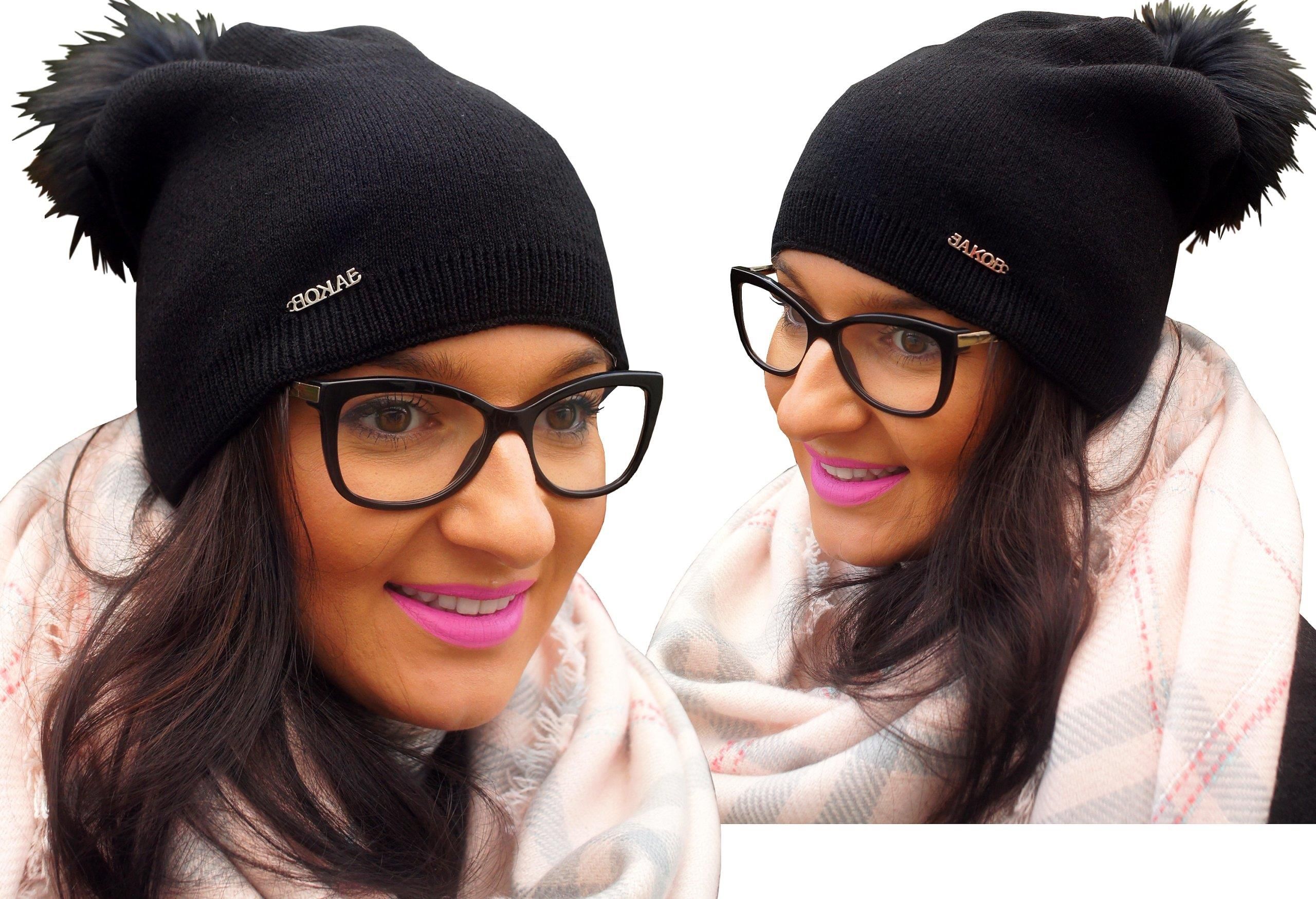 Czapka Damska z Pomponem Jenot Beanie do szal Zima - Ceny i opinie ...