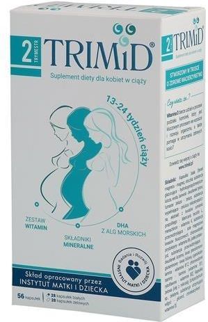 Trimid 2 Dla Kobiet W Druglim Trymestrze Ciąży 56 Kapsułek - Opinie i ...