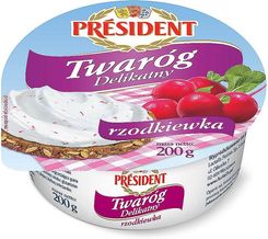 President Président Twaróg Delikatny Z Rzodkiewką 200G - Ceny i opinie ...