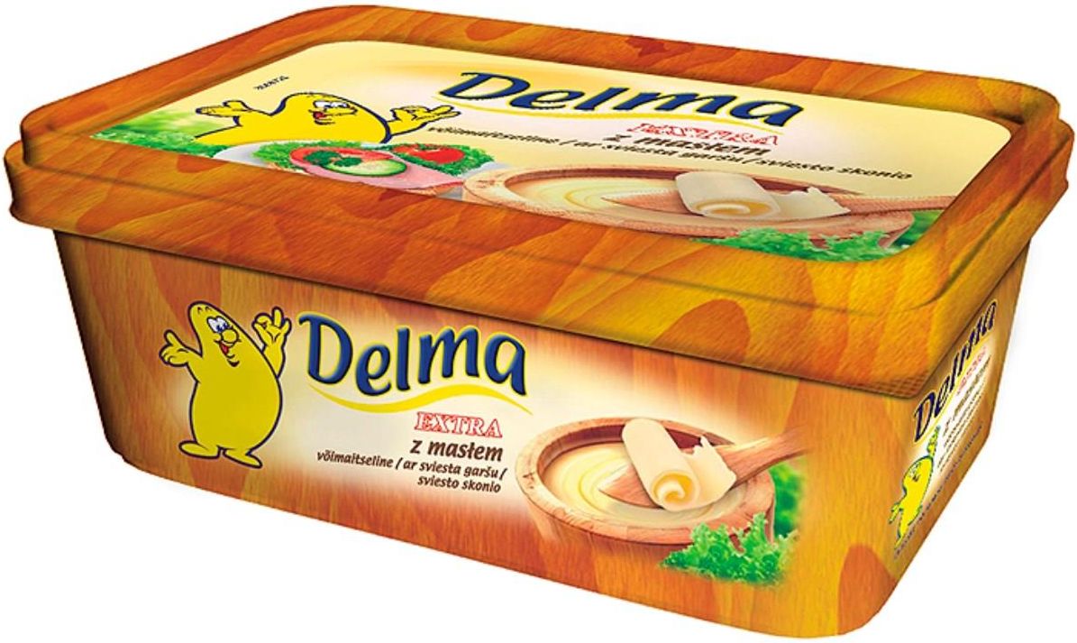 Delma Extra Z Masłem Margaryna 250G - Ceny i opinie - Ceneo.pl