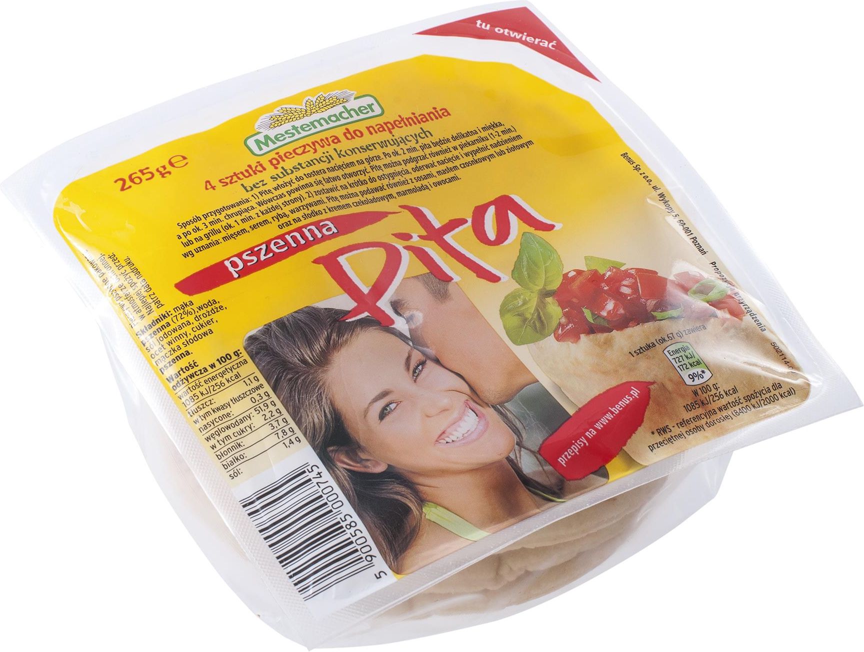 Benus Benus Pita Pszenna 265G - Ceny i opinie - Ceneo.pl