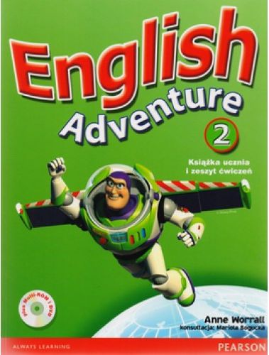 Nauka angielskiego English Adventure 2 Podręcznik i zeszyt ćwiczeń + 2 ...