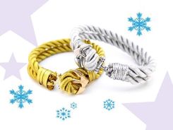 Torsada Bransoletka Damska Srebrna Złota Sznur Kotwica 171 - Ceny i ...