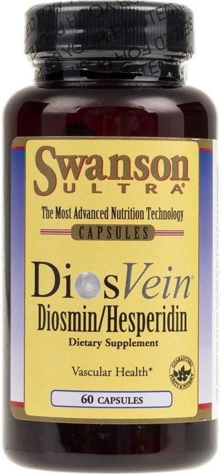 Swanson DiosVein Diosmina Hesperydyna 60 kaps - Opinie i ceny na Ceneo.pl