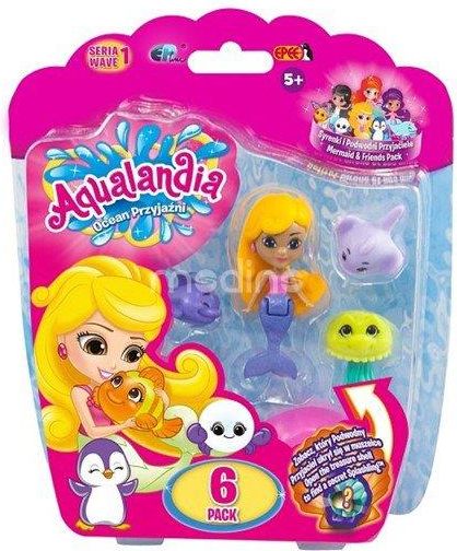 Epee Zestaw Splashlings 6-Pak Z Syrenką I Muszelką Aqualandia 02790 ...