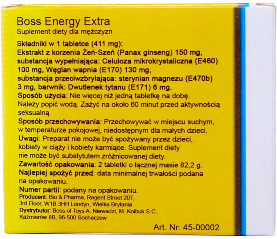 Boss Energy Extra 2 tabl - Ceneo.pl