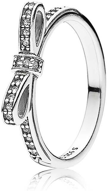 Pandora Musujący Pierścionek Z Basem 190906Cz (Obwód 52 Mm) Srebro 925/ ...