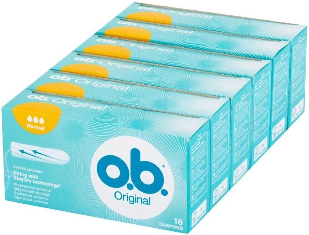 O.B. Original Normal 6x16 szt. - Opinie i ceny na Ceneo.pl