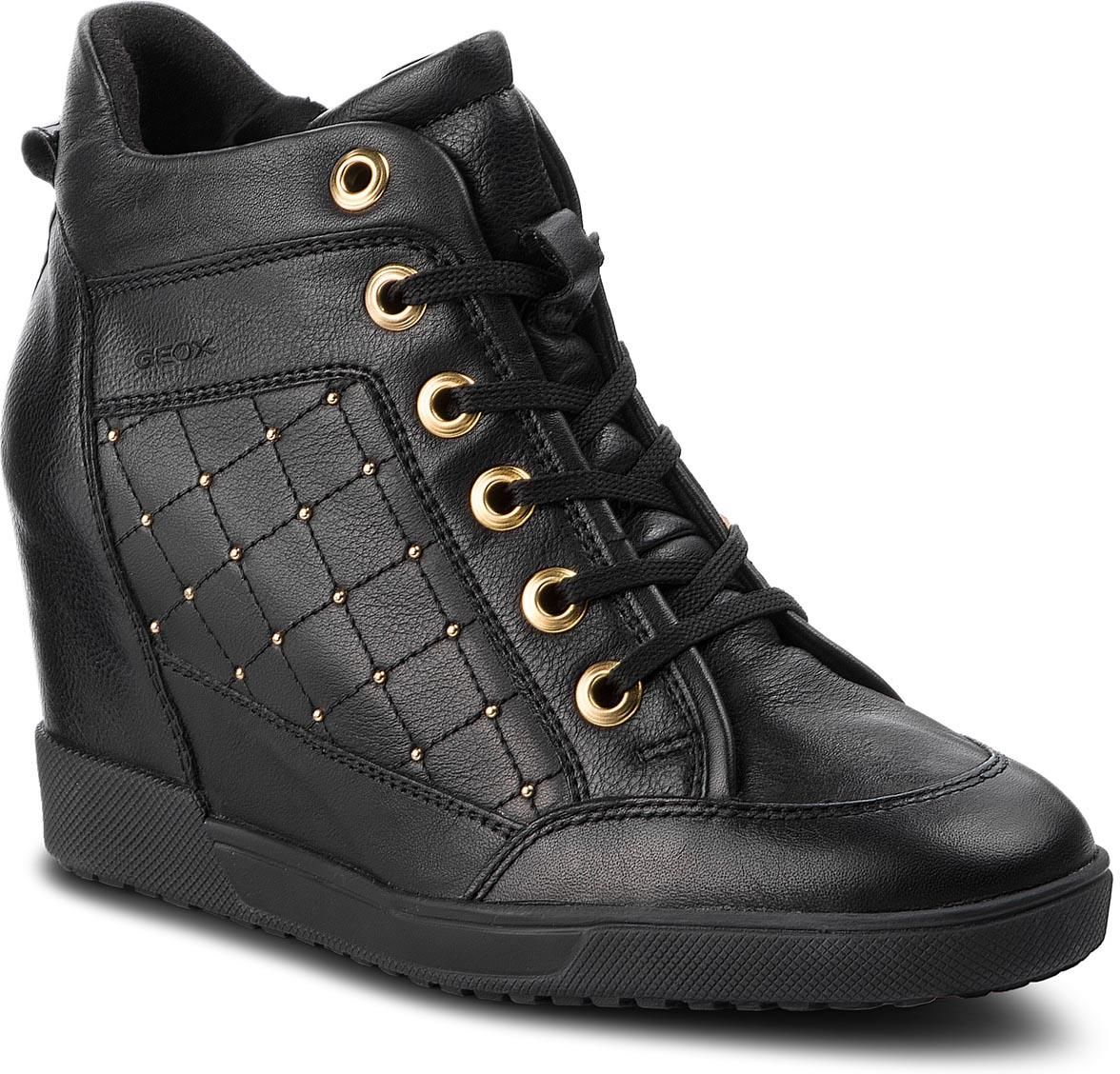 Sneakersy GEOX - D Carum C D84ASC 08554 C9999 Black - Ceny i opinie ...