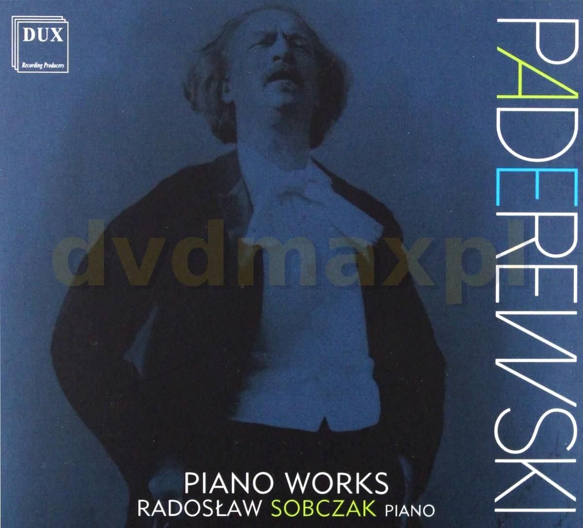 Płyta kompaktowa Radosław Sobczak: Paderewski. Utwory Fortepianowe [CD ...