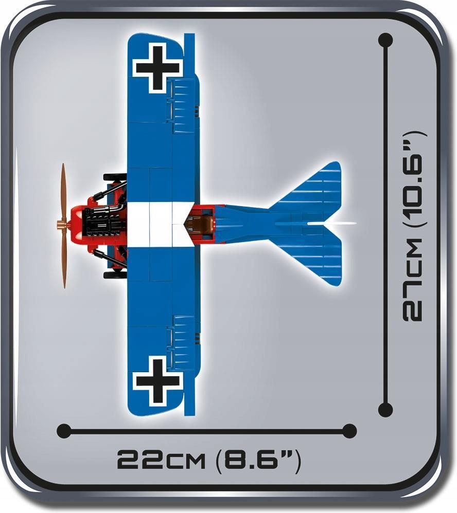 Cobi Klocki Fokker Niemiecki Samolot Myśliwski 219El. 2978 - ceny i ...