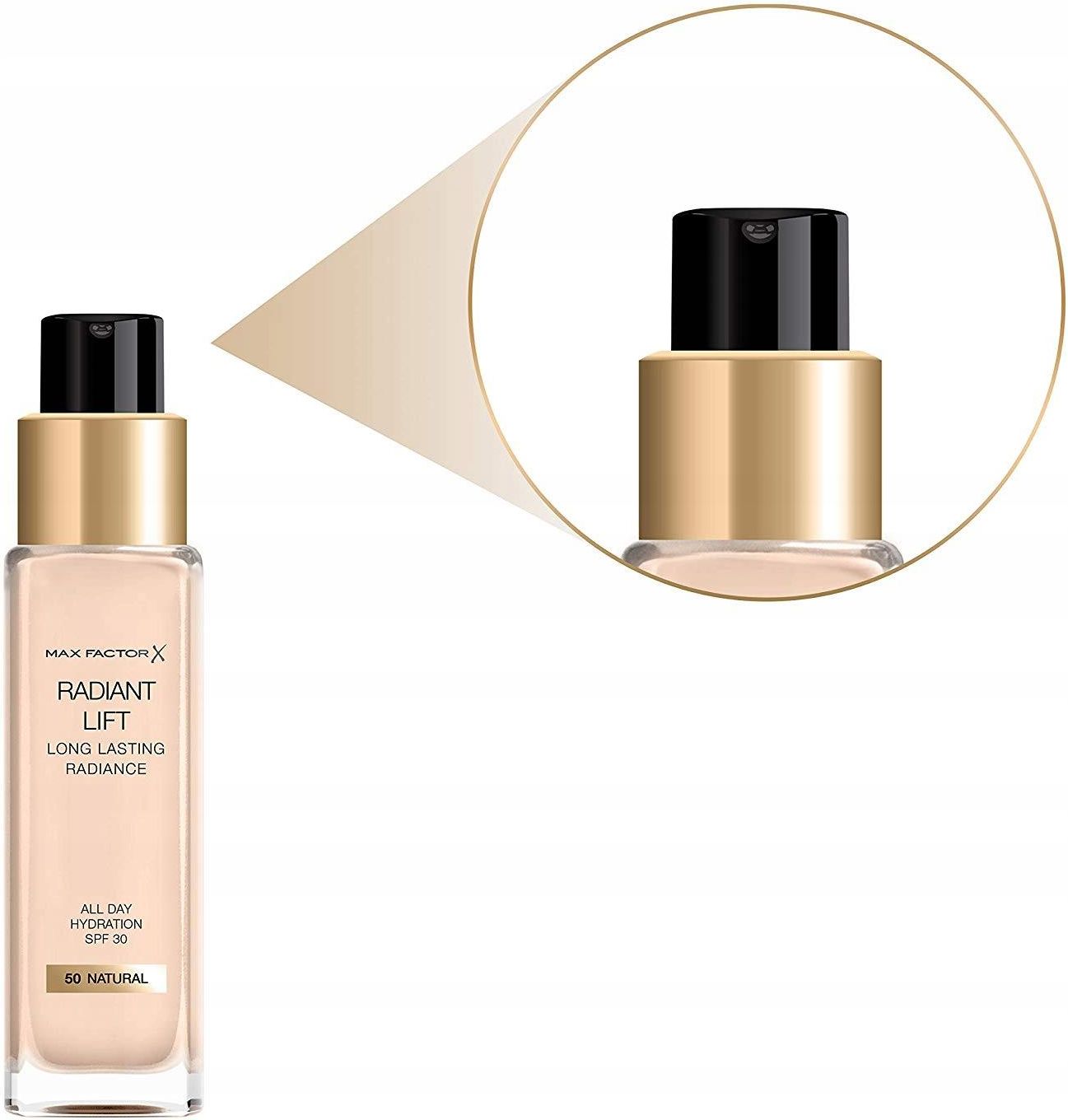 Max Factor Radiant Lift Foundation Podkład do twarzy 050 Natural 30ml ...