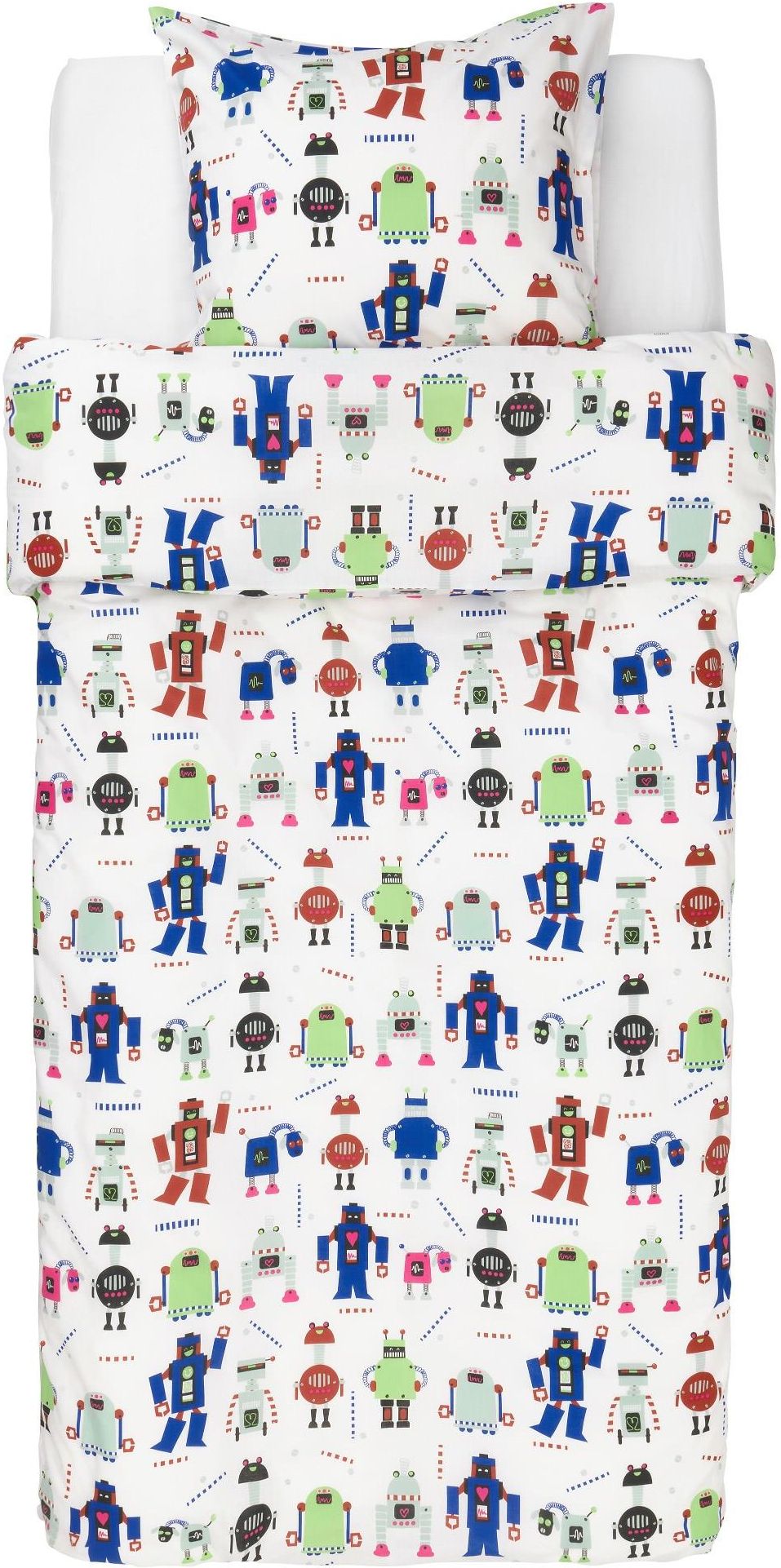 IKEA LATTJO Komplet pościeli małe roboty wielobarwny 150X200 - Opinie i ...