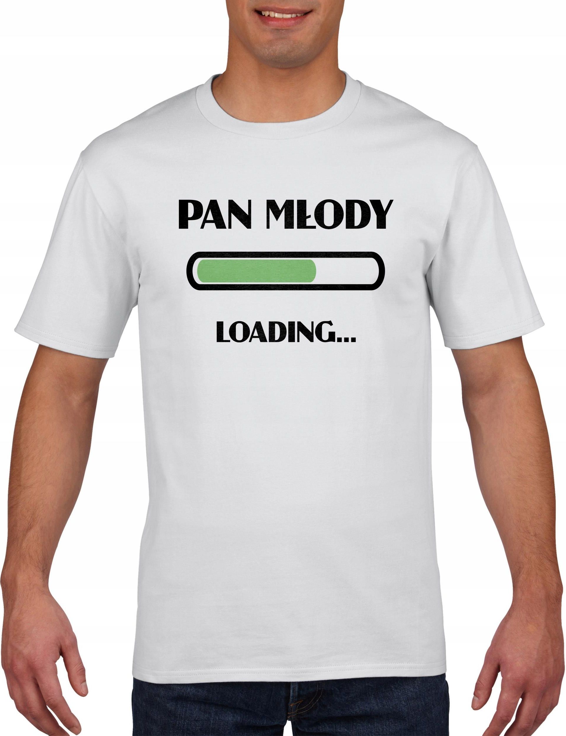 Koszulka męska Pan Mlody Loading M - Ceny i opinie - Ceneo.pl