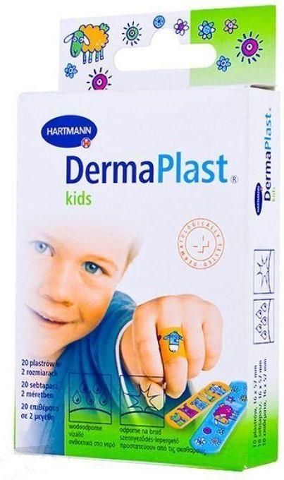 Hartmann DERMAPLAST Plastry Kids 2 rozm. 20 szt - Opinie i ceny na Ceneo.pl