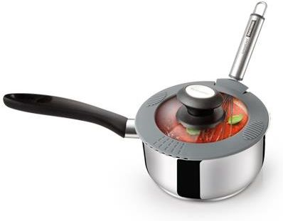 Tescoma Smartcover Rondel 1,5 L Z Pokrywką 16 Cm Stal Nierdzewna Video ...