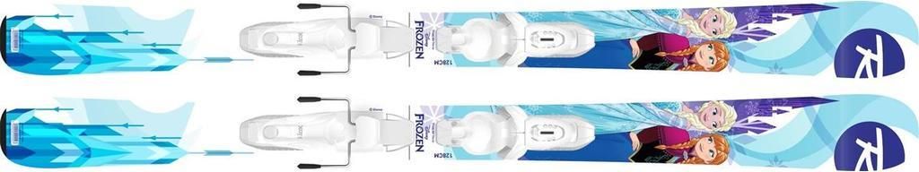 Narty Rossignol Frozen Junior Kid X Kid X 4 B76 White Silver 18/19 ...