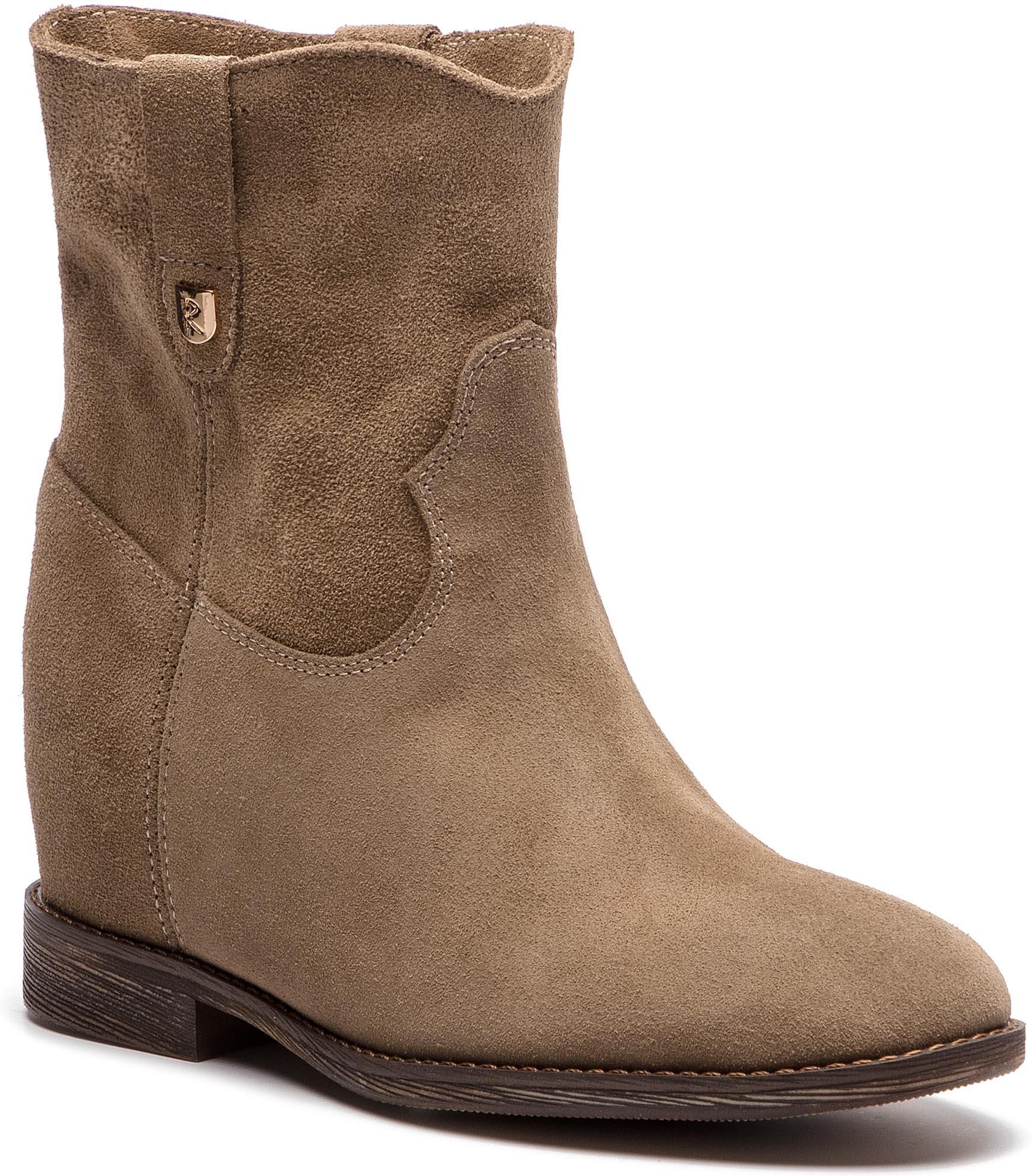 Botki R.POLAŃSKI - 0880 Taupe 474 Zamsz - Ceny i opinie - Ceneo.pl