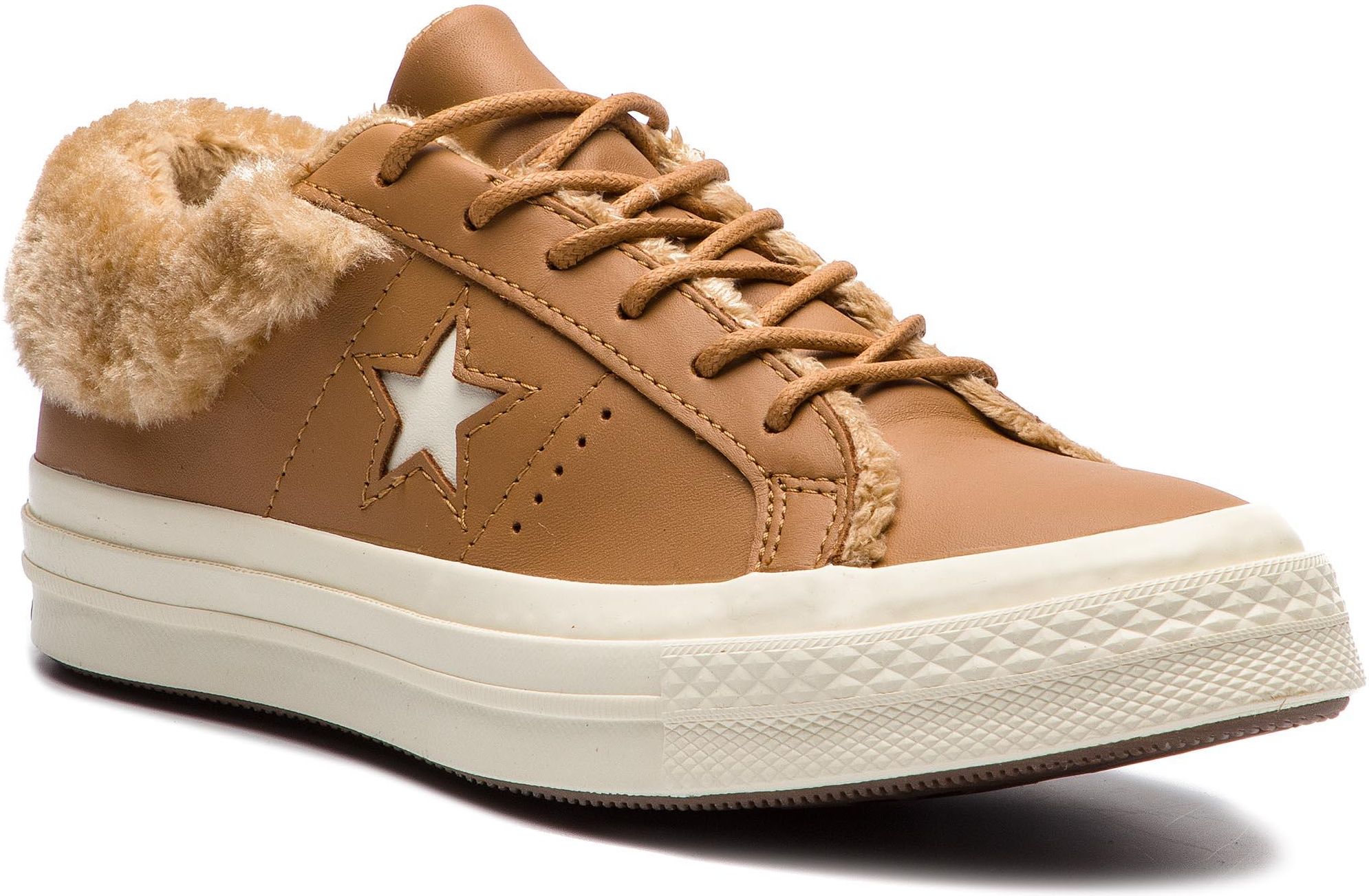 Tenisówki CONVERSE - One Star Ox 162603C Burnt Caramel/Burnt Caramel ...