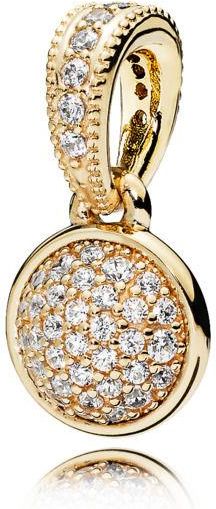Pandora Zawieszka Z 14-Karatowego Złota Cyrkonia Sześcienna (356213Cz) - Ceny i opinie - Ceneo.pl