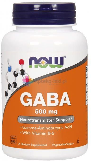 Now Foods Gaba 500 200 Kaps - Opinie i ceny na Ceneo.pl