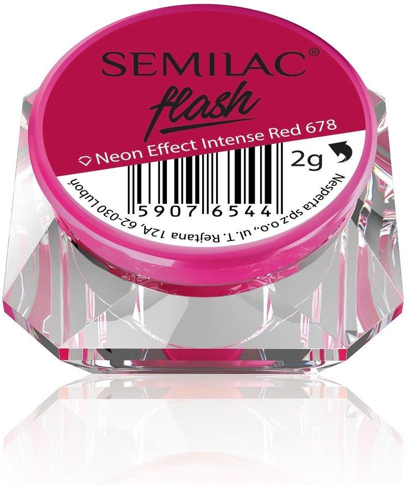 Semilac Pyłek Do Paznokci Flash Neon Effect Intense Red Nr678 2G ...