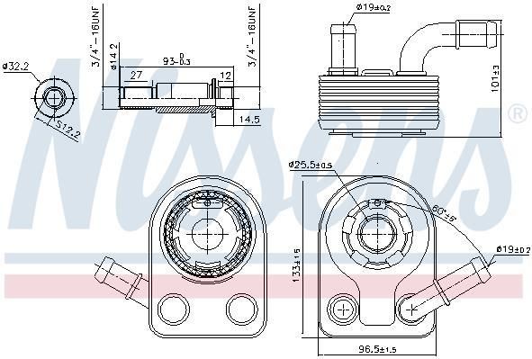 NISSENS CHŁODNICA OLEJU FORD B-MAX 12-, FORD C-MAX 13- 90972 - Opinie i ...