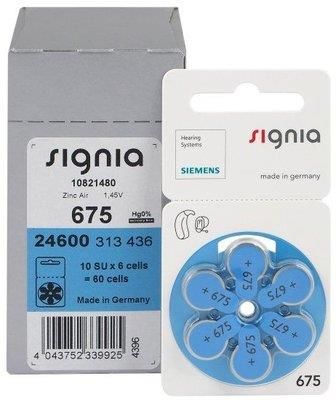 Siemens 60 x baterie do aparatów słuchowych Signia 675 MF - Ceny i opinie na Ceneo.pl