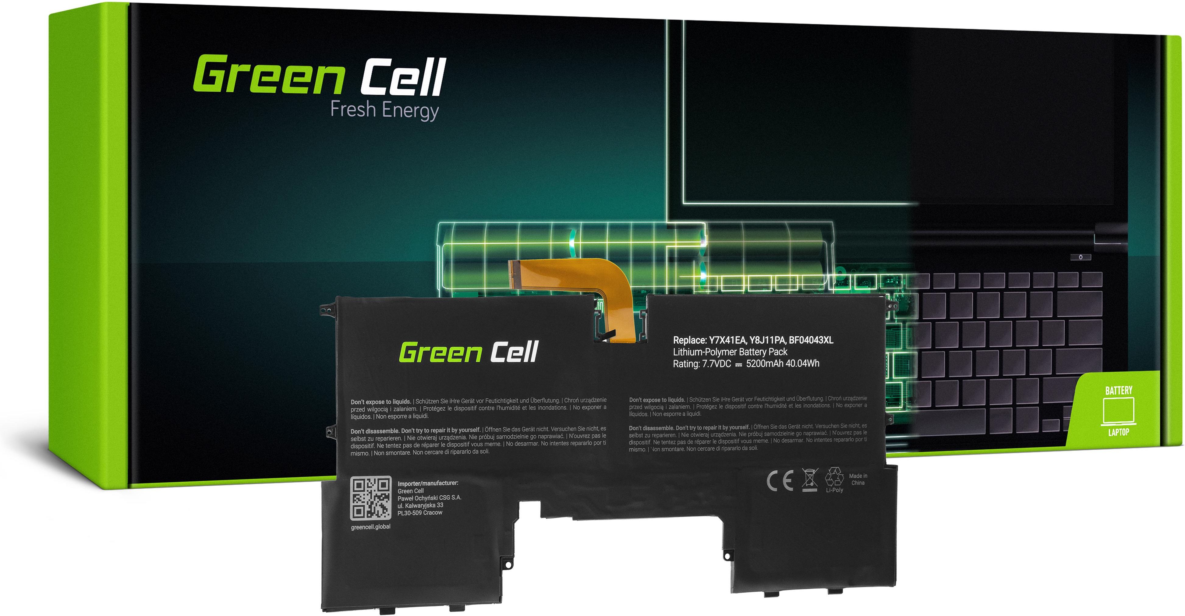 Bateria do laptopa Green Cell BF04XL HSTNN-LB8C do HP Spectre 13-AF 13 ...