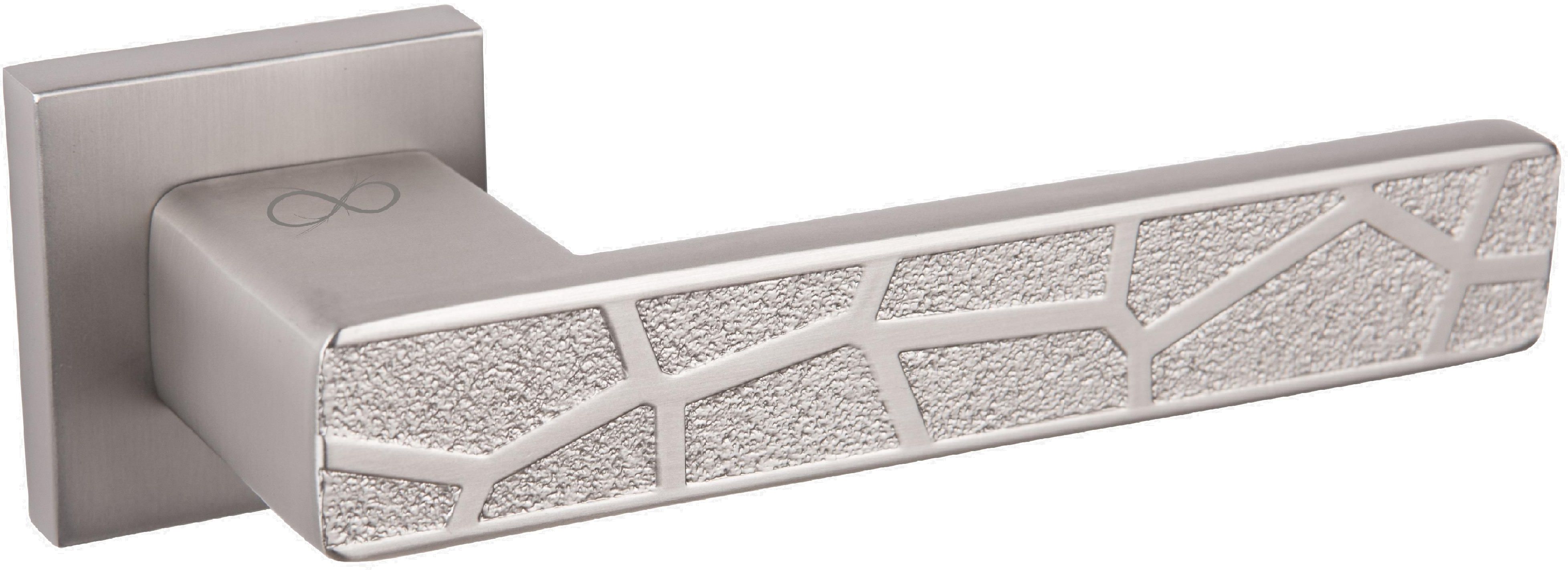 Infinity Line Klamka Volare Na Rozecie Kwadratowej Satyna Mat Nikiel ...