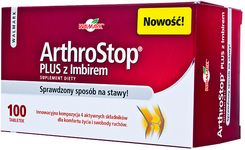 Arthrostop Plus z imbirem 100 tabletek - Opinie i ceny na Ceneo.pl