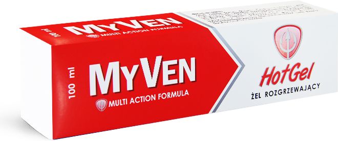 Leki przeciwbólowe MyVen HotGel Żel rozgrzewający w tubie 100ml ...