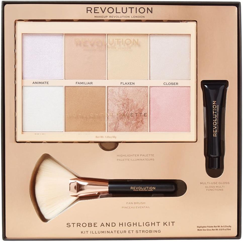 Makeup Revolution Zestaw Prezentowy Strobe & Highlighting Kit - Opinie ...