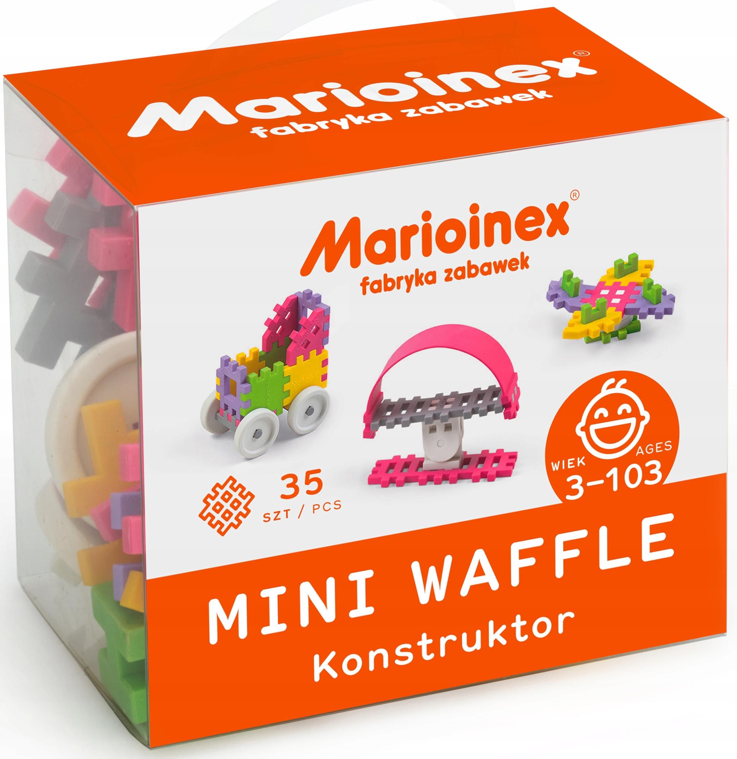 Marioinex Klocki Wafle Mini 35El. 2790 - ceny i opinie - Ceneo.pl