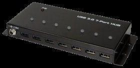 Hub USB LogiLink Przemysłowy HUB USB 3.0 7-portowy (UA0317) - Opinie i ...