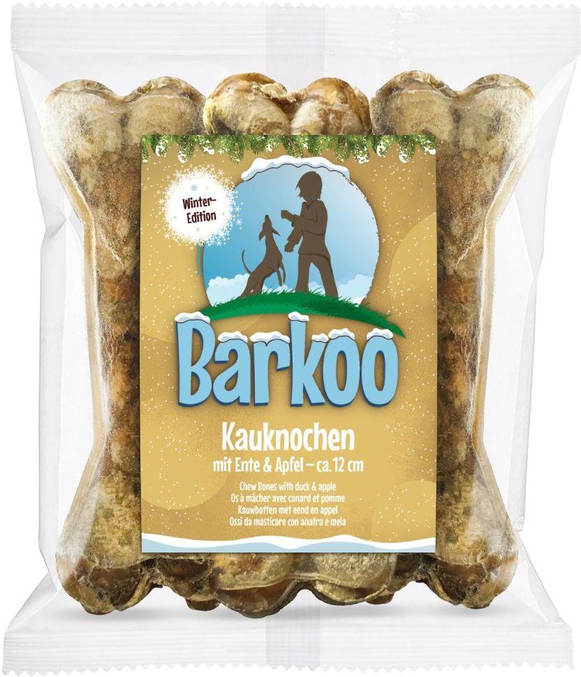 Karma Barkoo Kości Z Nadzieniem Z Kaczki Z Jabłkiem Edycja Zimowa ...