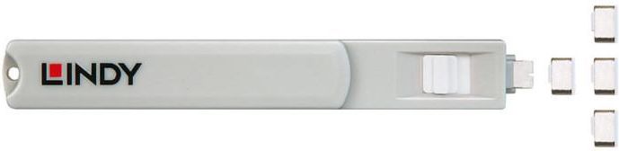 Lindy Blokada (Bloker) Portu Usb C Biały 4 Szt Z Kluczem (Ly40427 ...