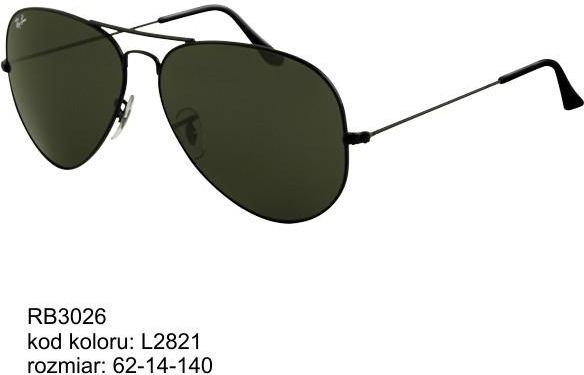 Ray-Ban RB 3026 Aviator Large - Ceny i opinie - Ceneo.pl